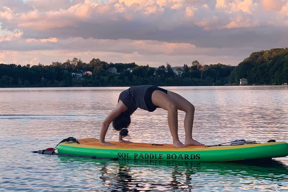 Sol Full's SUP Yoga Makes Waves in the Hudson Valley
