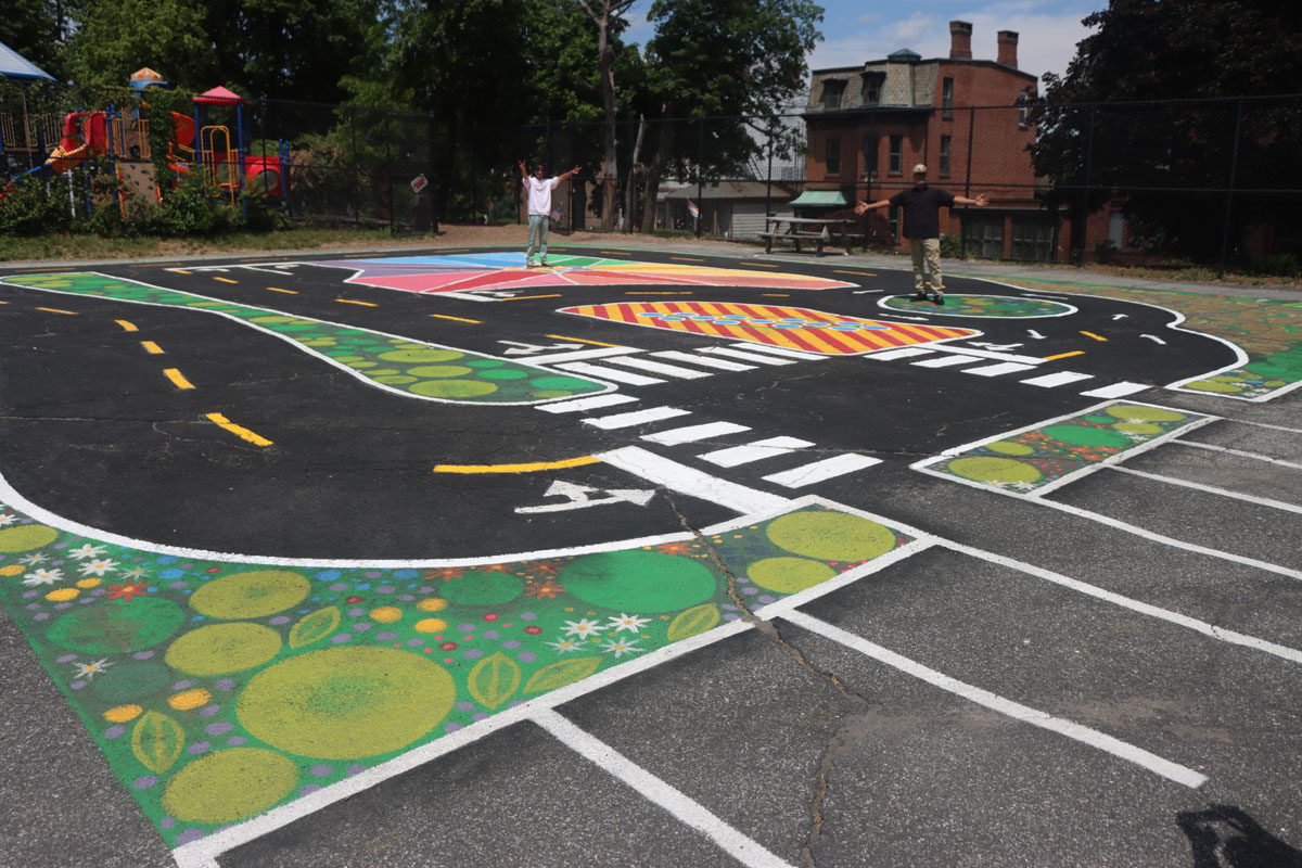 This Bicycle Garden Teaches Students Bike Safety in Newburgh