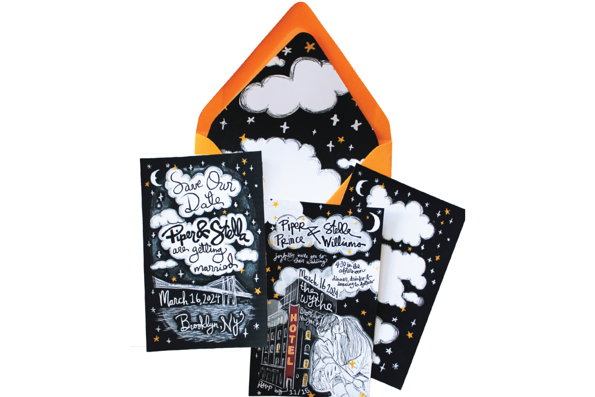 This Red Hook Artist Crafts Bespoke Wedding Stationery