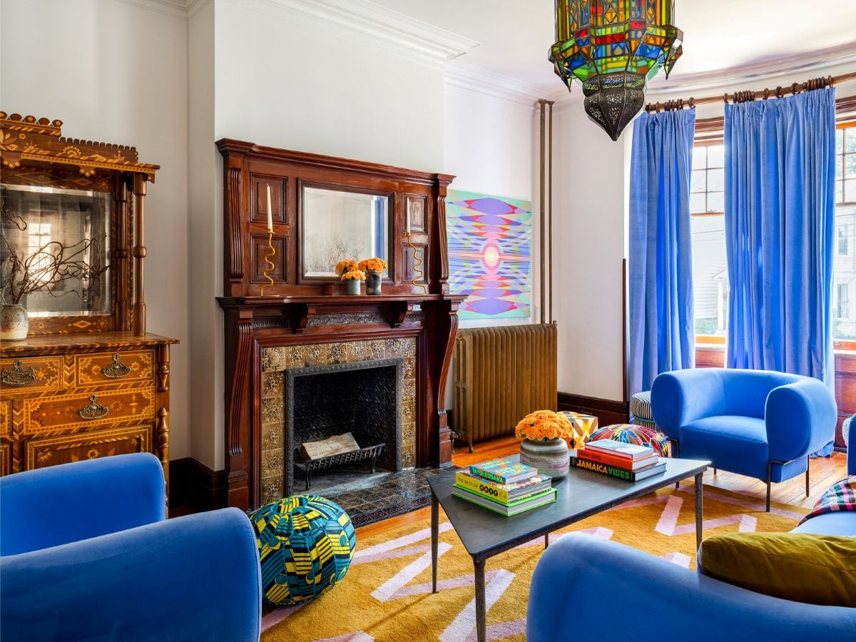 The Isaac Chapman House Is a Colorful Oasis in Newburgh