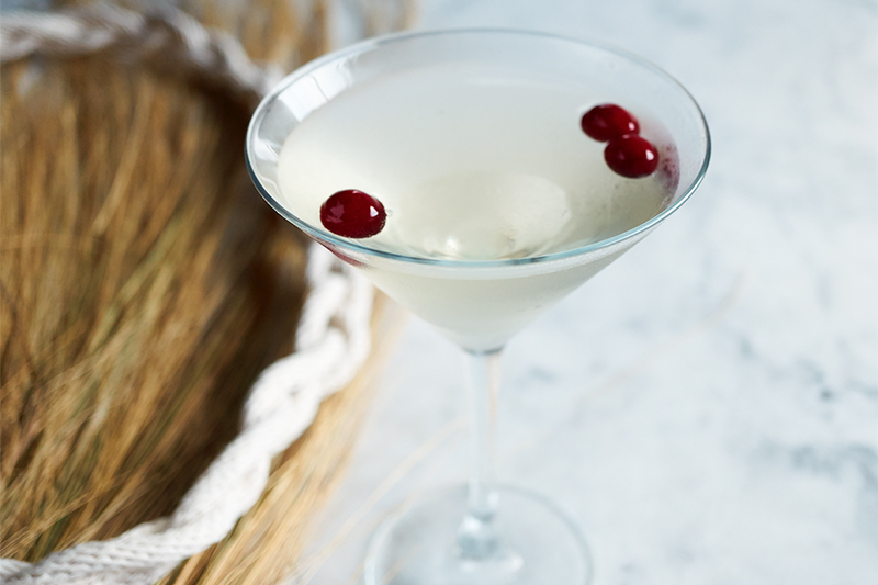 This Winter White Cosmo Is the Perfect Holiday Cocktail