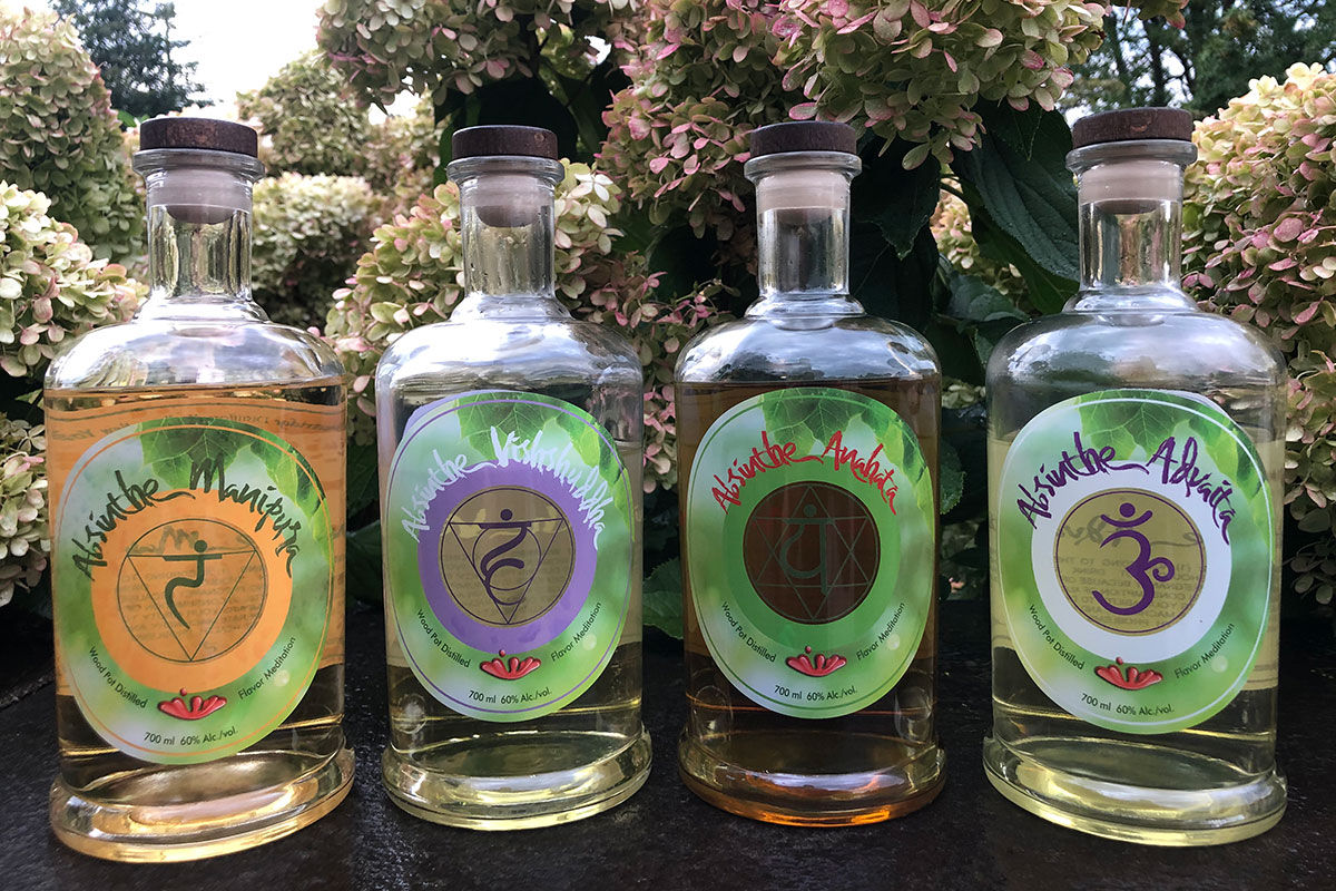 Stoutridge Distillery and Winery Does Chakra-Inspired Absinthe